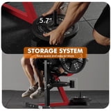 Syedee Adjustable Leg Extension Machine, 2-in-1 Seated Leg Curl ...
