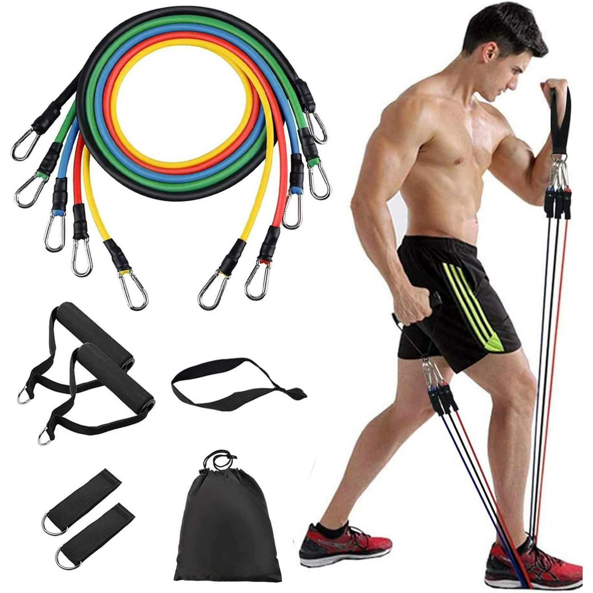 Click here for Generic Resistance Bands Set (11 Pack)  With 5 Exe... prices