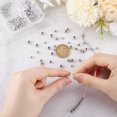 150Pcs 3 Styles Round 304 Stainless Steel Spacer Beads Metal Findings ...