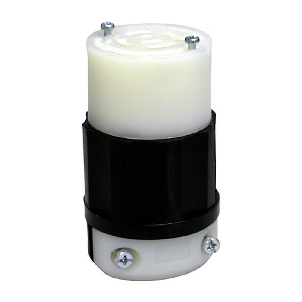 Leviton 165-2413-0 20 Amp 4W, 3P NEMA L14-20 Locking Connector ...