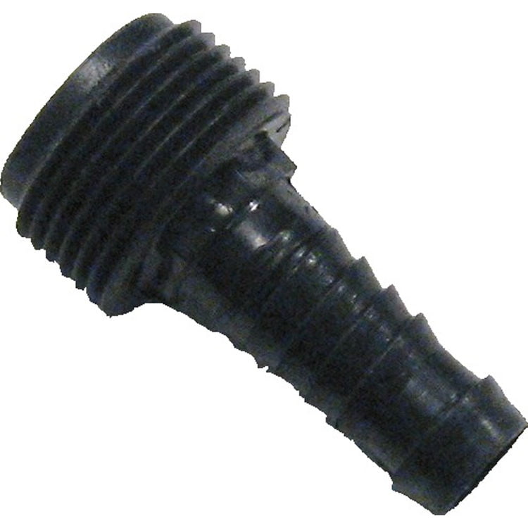 Rainbird Swing Pipe Barbed Straight Adapter (3/4" MNPT x 1/2" barb)(SBA ...