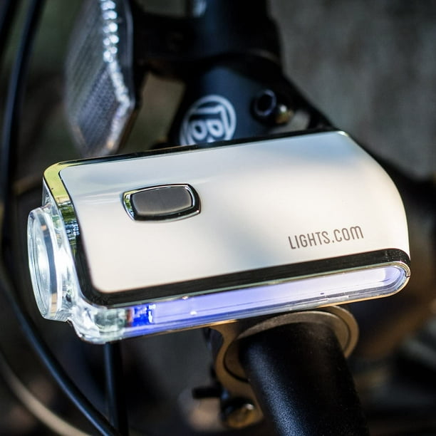 Prospect Park Compact Super Bright LED Bike Light with Blue Side ...