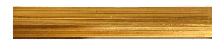 Picture Frame Fillet (Wood) 18Ft Bundle - Fillet Gold Finish - 0.5 ...
