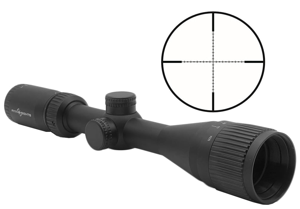 3-9x40 Rifle Scope For Hunting, Second Focal Plane, Mil Dot Reticle ...