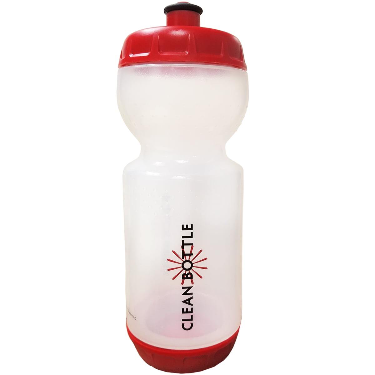 Clean Bottle 23 oz. Removable Top and Bottom Sports Water Bottle - Red ...
