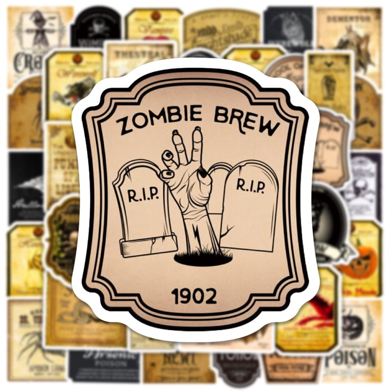 Zombie Antidote Label