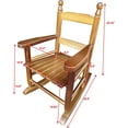 Walmart Kids Wooden Rocking Chair, Toddler Baby's Hardwood Rocker for ...