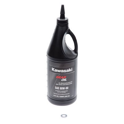 Transmission Oil Change Kit With Kawasaki Gear Oil 80W-90 for Kawasaki ...
