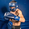 Title Boxing Royalty Leather Training Headgear - Large - Royal/Navy ...