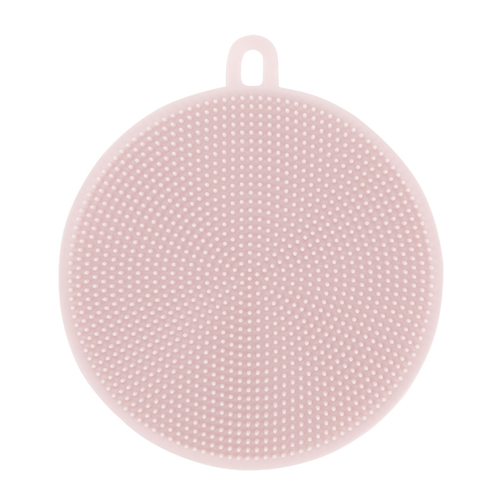 Washranp Silicone Scrubber Dish Brush with Hanging Hole,Solid Color ...