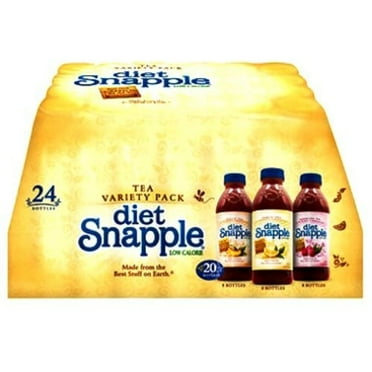 Diet Snapple Tea Variety Pack, 20 Fl. oz., 24 Count - Walmart.com