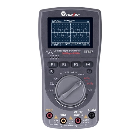 TOOLTOP ET827 2in1 Oscilloscope Multimeter 40Mhz Bandwidth 200MSps ...