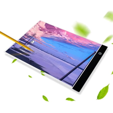 A4 Artist Light Box, Portable Drawing Board,dimmable Tracing LED Copy ...