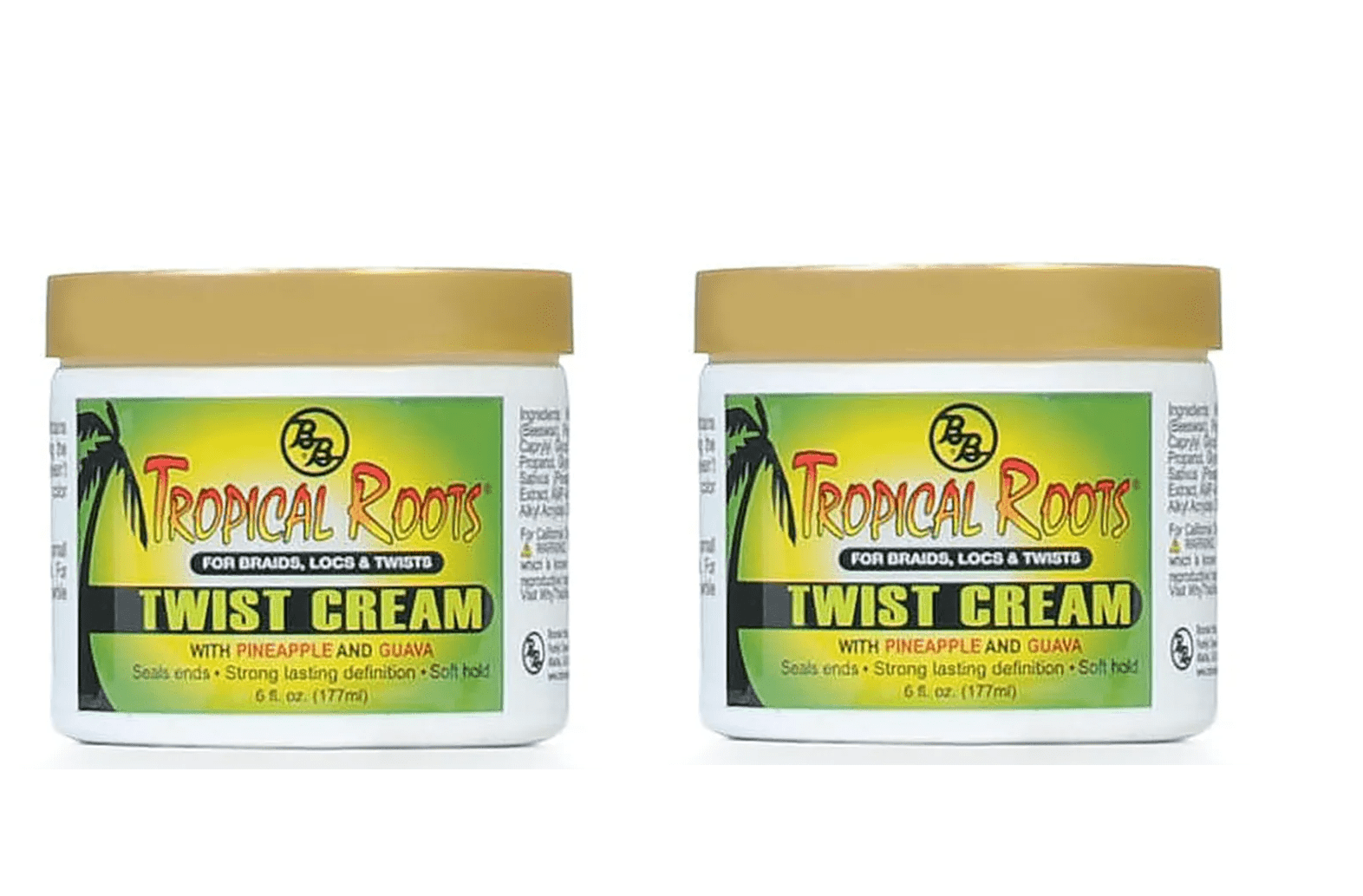 Tropical Roots Braids, Locs & Twist Cream, Net.Wt 6 fl.oz (2-PK ...