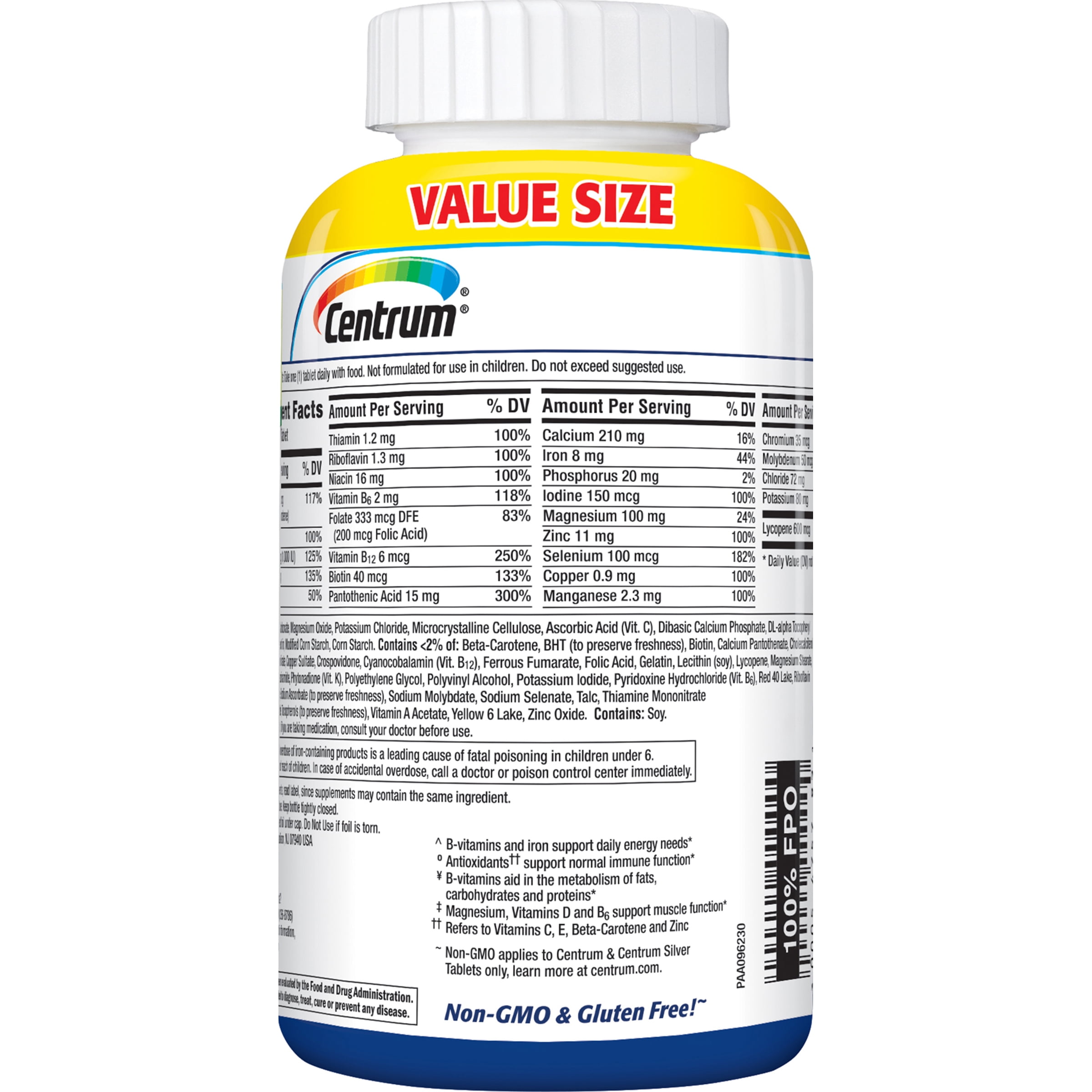 Buy Centrum Men's Multivitamin - 250 Count at Ubuy Bahrain