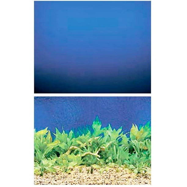 Penn-Plax Double Blue Sea Amazing Background, 12" x 50' Aqaurium Background - Walmart.com
