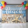 Starfish Backdrop for Photography, Fabric Photo Background Backdrop ...