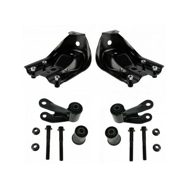 Rear Leaf Spring Shackle and Bracket Kit 4 Piece - Compatible with 1988 ...
