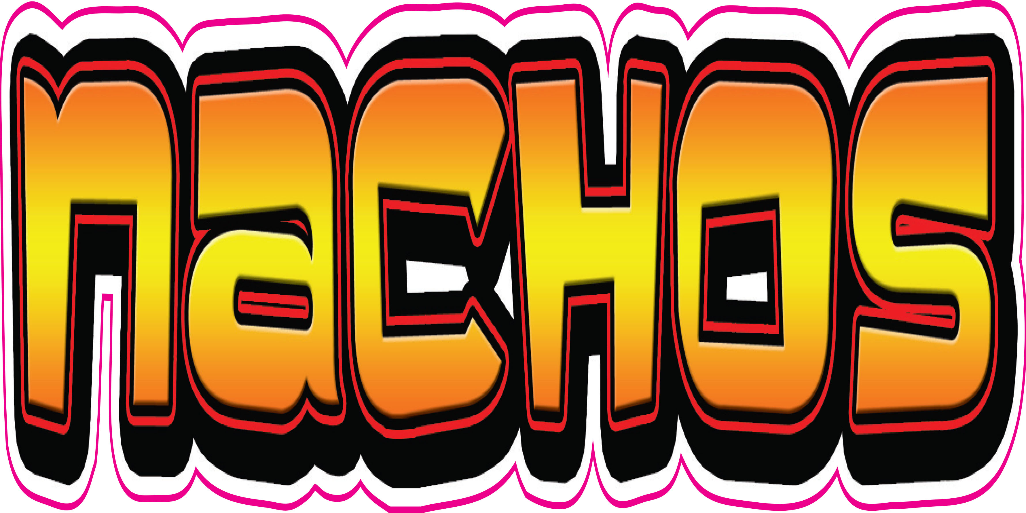 48" NACHOS I Concession Decal mexican nacho cart stand sign - Walmart.com