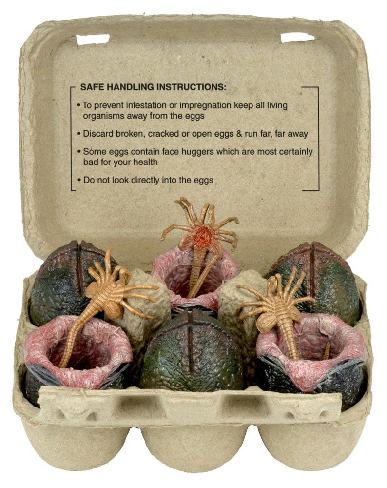 Action Figure - Alien - Xenomorph Egg Set in Collectible Carton 51365 ...