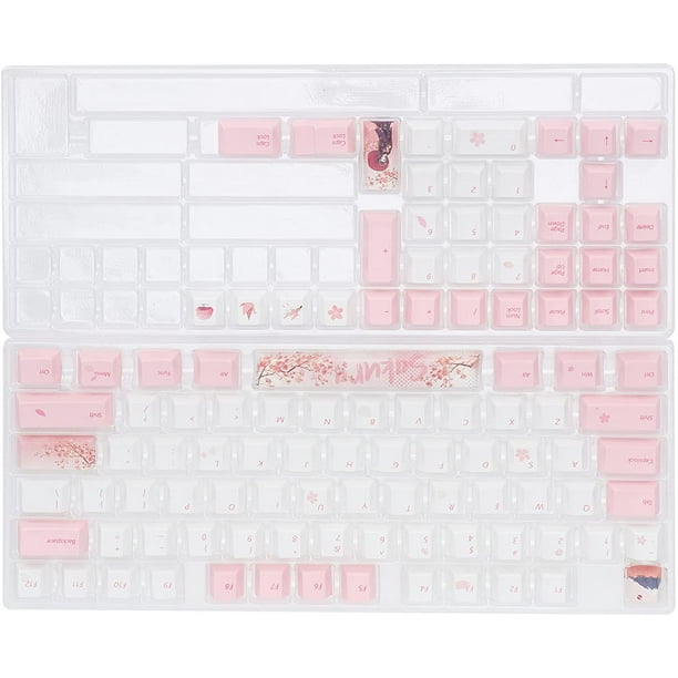 110Keys Sublimation Keycaps, Five Sided Mechanical Keyboard KeyCaps ...