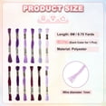 12 Skeins Embroidery Floss Polyester Embroidery Threads Bracelets ...