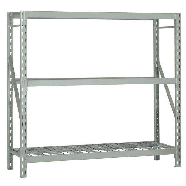 Muscle Rack Freestanding Garage Storage Shelf, Silver, 800 lbs Capacity ...