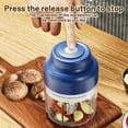 QenASHaing Portable Mini Food Processor 350ml 23W USB Charging, One ...