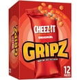 (4 pack) Gripz Cheez-It Original Mini Cheese Crackers, Kids Snacks, 12 ...