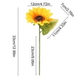 Artificial Sunflower Flowers Silk Sunflowers for Bridal Wedding Bouquet ...