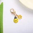 4pcs Fashion Metal Keychain Decorative Key Ring Pendant Portable Daily ...