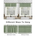 Cameo Brown Greek Key Kitchen Curtain Valances for Windows Farmhouse ...