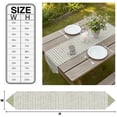 Black Polka Dot Table Runner Linen Burlap Table Runner 120 Inches Long ...