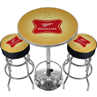 NASCAR Gameroom Combo - 2 Bar Stools and Table Set - Walmart.com