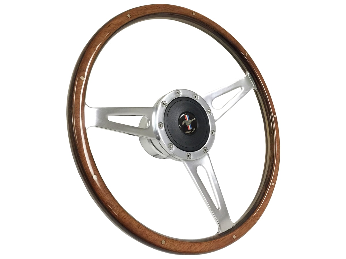 1968-78 Ford Mustang; VSW S9 Classic Deluxe Wood Steering Wheel Kit ...