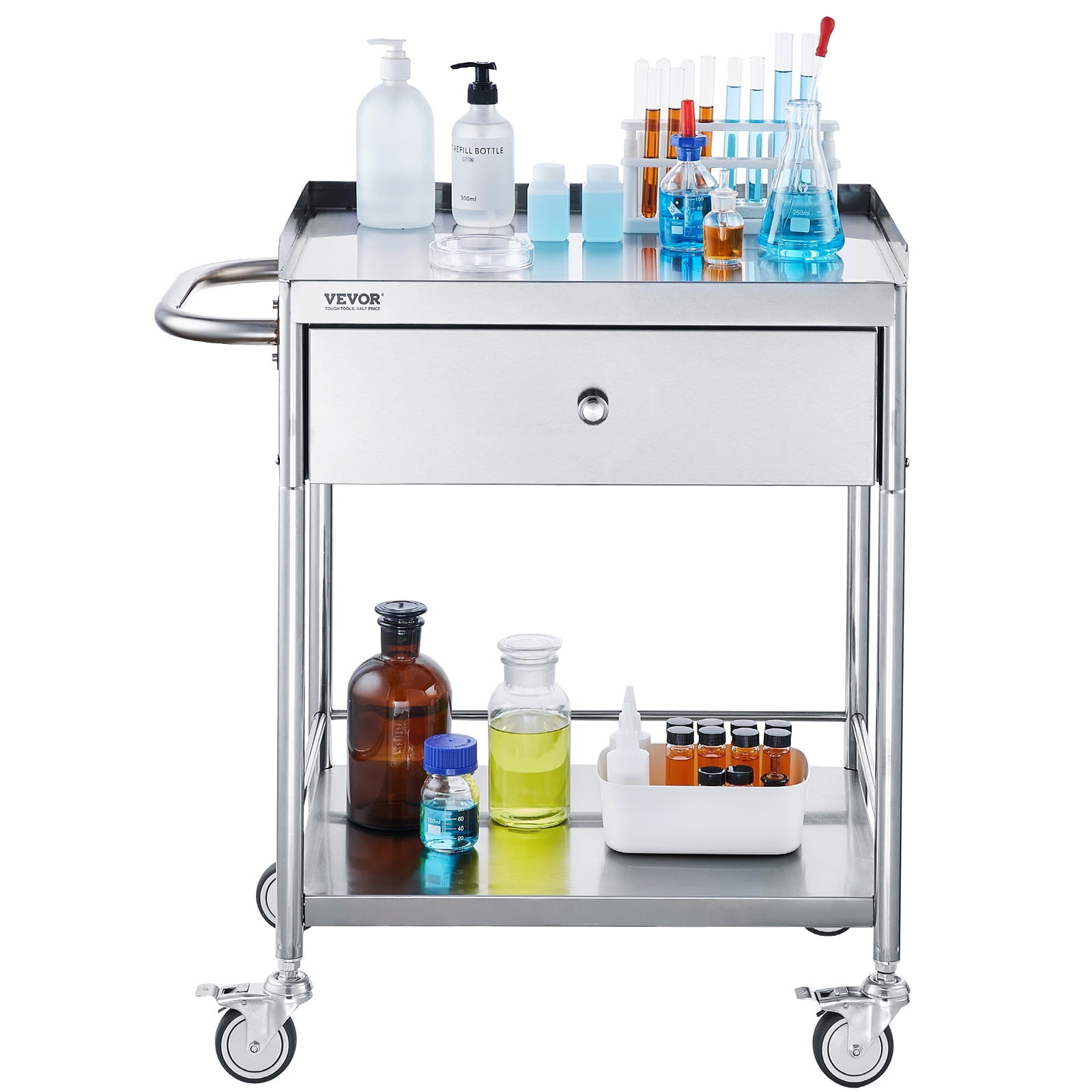 Click here for Kffkff Healthcare Trolley  Dual-Tier Stainless Ste... prices