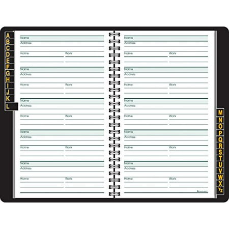AT-A-GLANCE Telephone / Address Book Large Print 500 Entries 8.38 x 5. ...