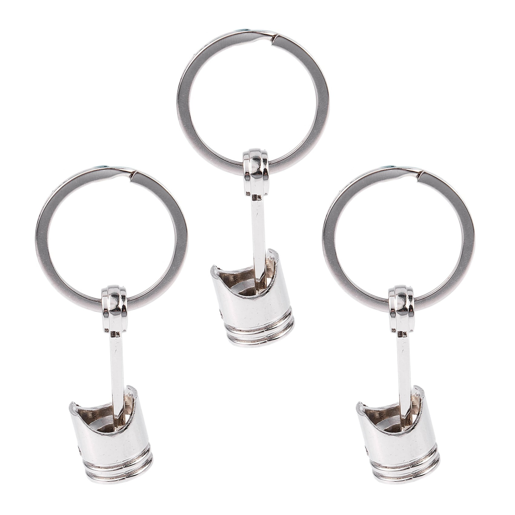 Click here for Unbranded 3x Trendy Car Engine Piston Keyring Chai... prices