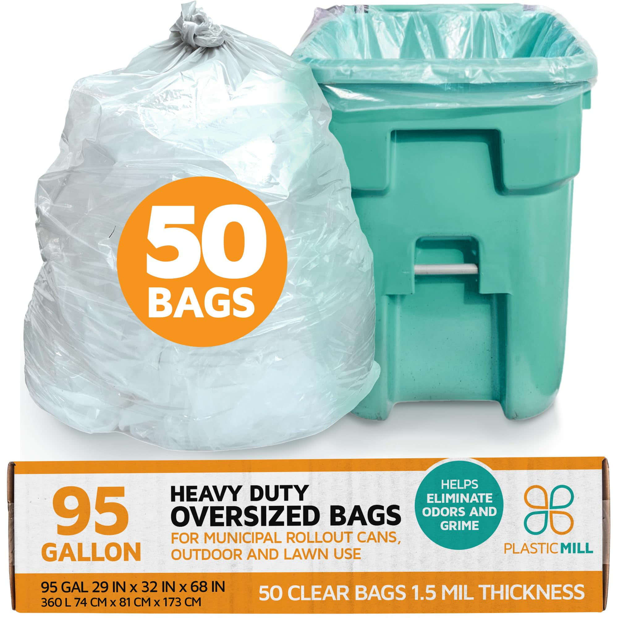 Click here for Plastic Mill Plasticmill Heavy Duty Trash Bags - C... prices