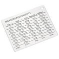 2 Pack Stainless Steel Fridge Magnet Home Accessory Bakery Measure ...