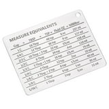 2 Pack Stainless Steel Fridge Magnet Home Accessory Bakery Measure ...