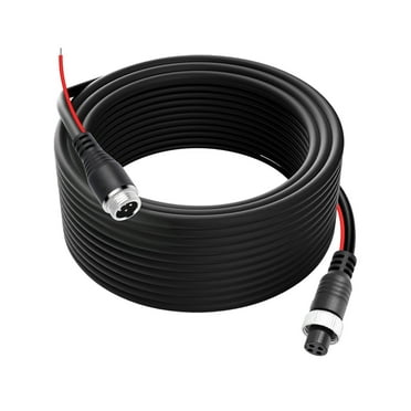 2M 4-Pin Video Extension Cable Wire For Car Bus Truck Reversing Rear ...