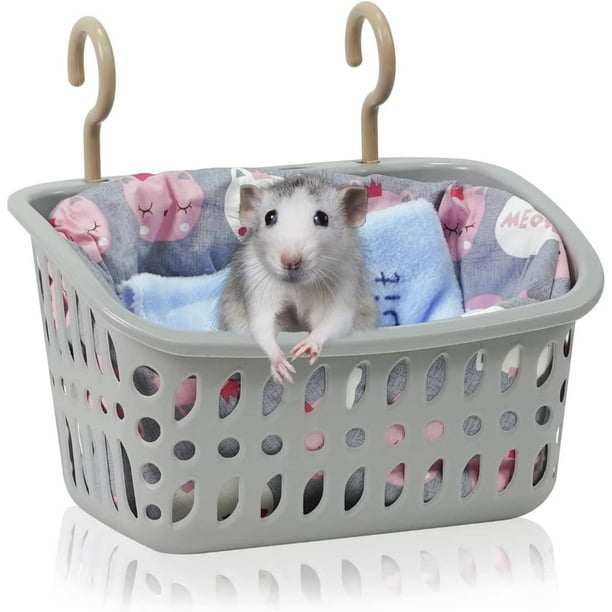 CNKOO Small Animals Rat Bed with Removable Cushion Blanket Hamster ...