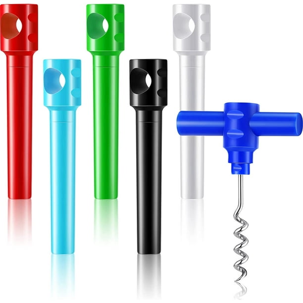 HEIBIN6 Pcs Portable Pocket Wine Corkscrew Travel Wine Opener Plastic ...