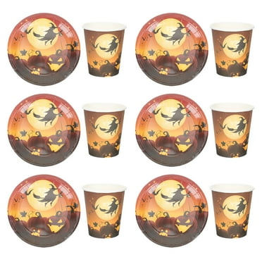 7" Halloween Checkered Paper Dessert Plates, 8ct - Walmart.com