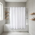 Amketima Large Area Easy Clean Cloth Shower Curtain Watertight Proof ...