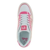 Women's Barbie by Mattel Pink Casual Court Sneaker, Whole Sizes 6-11 ...