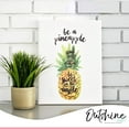 Outshine 12" x 16" Pineapple Canvas Wall Art, Be a Pineapple, Positive ...