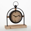 Bedford Clock Collection Leo 21 Inch Chestnut Brown Wood Chiming ...