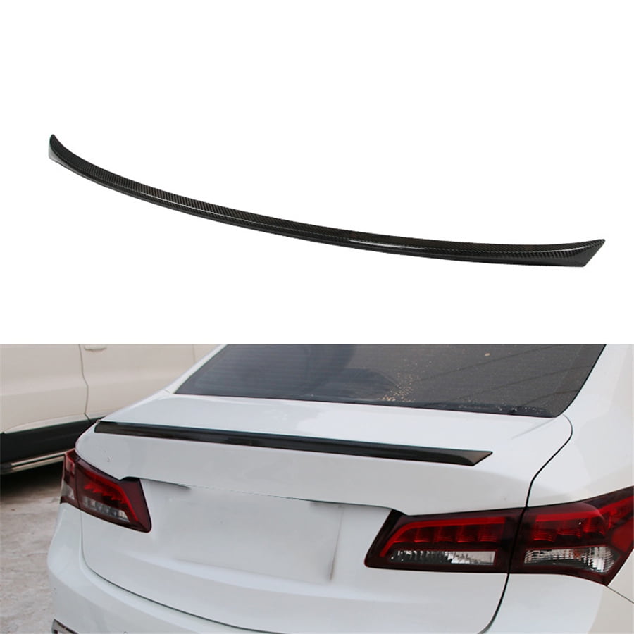 Rear Spoiler Tail Trunk Lid Wing Trim Carbon Fiber Look For Acura TLX ...